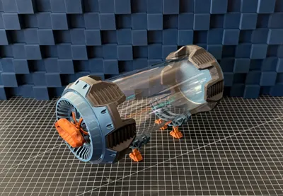 Sci-fi Canister Vault by MottN MakerWorld: Download Free 3D Models