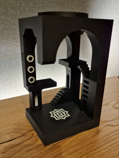 Monument Valley Lamp Trophy with Bambu Lamp Kit by Sven97 - MakerWorld