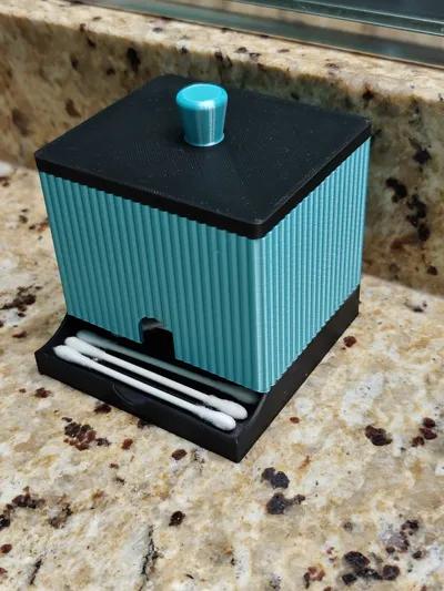 Q-Tip Holder/Dispenser by Nixten MakerWorld: Download Free 3D Models