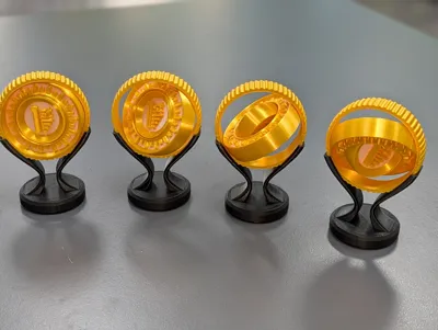 Fidget Medal Trophy (customize and spin!) by GlennovitS 3D MakerWorld ...