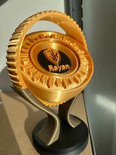 Fidget Medal Trophy (customize and spin!) by GlennovitS 3D MakerWorld ...