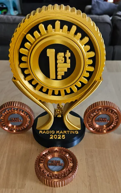 Fidget Medal Trophy (customize and spin!) by GlennovitS 3D MakerWorld ...