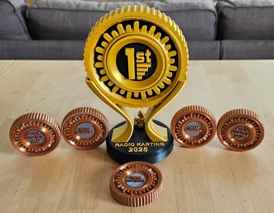 Fidget Medal Trophy (customize and spin!) by GlennovitS 3D MakerWorld ...