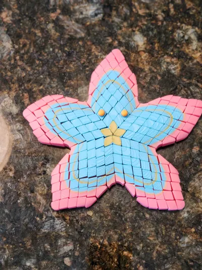 Sally The Symmetrical Flexi Starfish - Free 3D Print Model - MakerWorld
