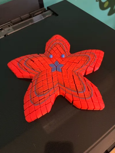 Sally The Symmetrical Flexi Starfish by 3D_Grandpa MakerWorld: Download ...