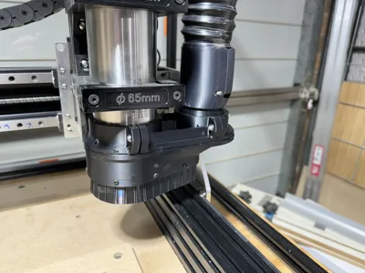 CNC Dust Shoe and Cyclone Separator (65mm and 80mm Spindle OD Versions ...