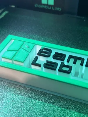 Bambu Lab Sign by 3D Print Masters Hub - MakerWorld