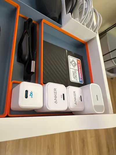 Gridfinity USB Wall Chargers Bin by j18nicoletti MakerWorld: Download ...