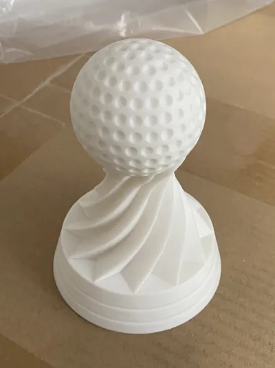 Golf Trophy - Free 3D Print Model - MakerWorld