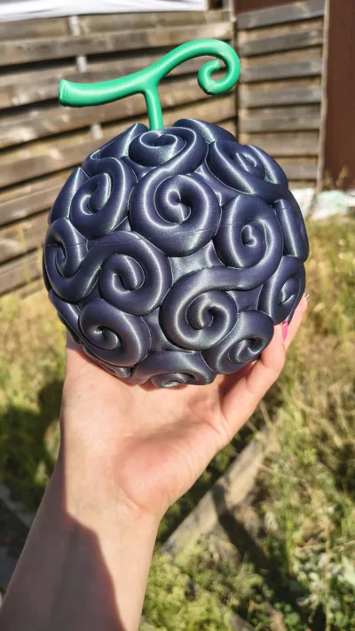 Devils Fruit Secret Container Gomu Gomu -One Piece - Free 3D Print ...