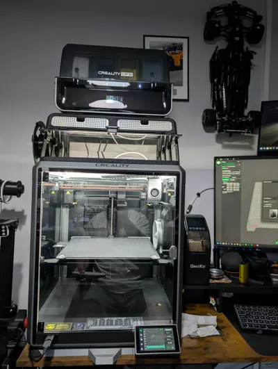 Creality K1 Max CFS/Gridfinity Riser With Storage by Kyesniper ...