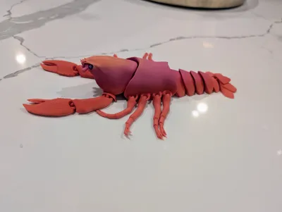 Articulated Lobster – Fun, Poseable - Free 3D Print Model - MakerWorld