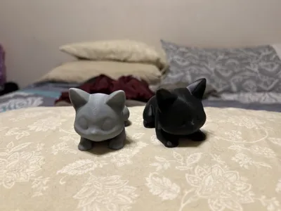 Adorable Movable Kitten Desktop Pet Toy by 秘制鱼豆腐 MakerWorld: Download ...