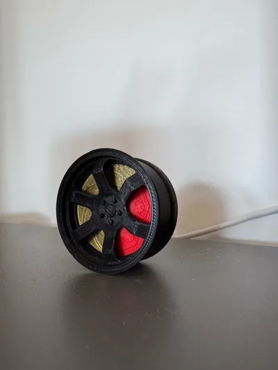 Wheel Keychain Airtag Holder by Inventor Coral MakerWorld: Download ...