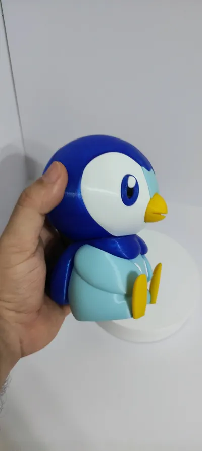 393 Piplup Sitting Pose by Ikeda MakerWorld: Download Free 3D Models