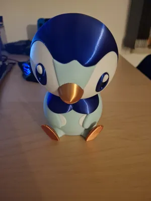 393 Piplup Sitting Pose by Ikeda MakerWorld: Download Free 3D Models