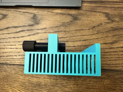 Under Monitor Pen / Sticky Note Holder - Free 3D Print Model - MakerWorld