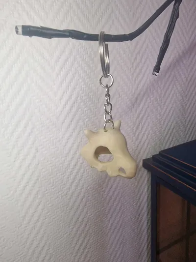 Cubone Pokemon Skull Keychain (Remix) Remixed by FC2M3D MakerWorld ...