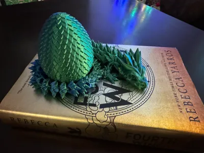 Large Threaded Dragon Egg - Free 3D Print Model - MakerWorld