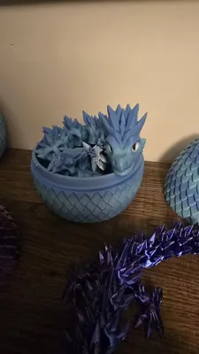 Large Threaded Dragon Egg - Free 3D Print Model - MakerWorld