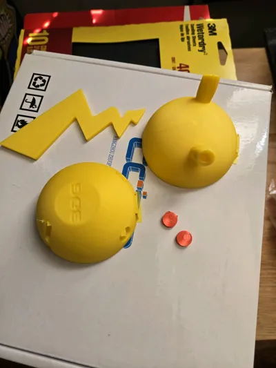 #0025 Pikachu Pokeball - Multiparts AMS / noAMS by 3D Girl MakerWorld ...