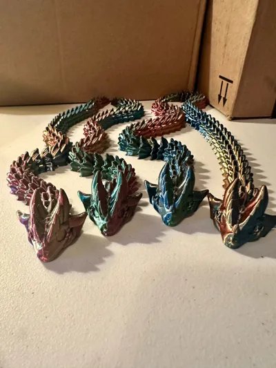 Year of the Snake - Dragon Transformation - Wealth-Attracting Big-Eared ...