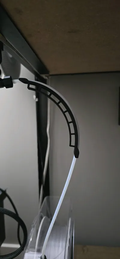 90°, 180°, or 60° PTFE Bowden tube bend guide - Free 3D Print Model ...