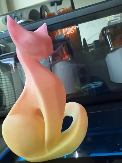 Cat Decor #2 by 29FLO MakerWorld: Download Free 3D Models