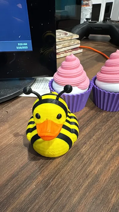 Bumblebee Duck by The Duck Vault MakerWorld: Download Free 3D Models