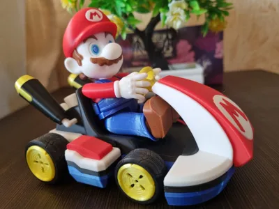 Mario Kart 8 Standard Kart Multicolor Assembly No AMS No glue by BTDJM ...