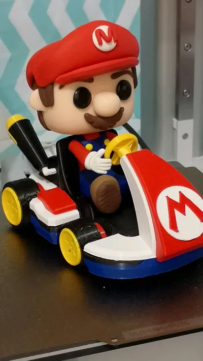 Mario Kart 8 Standard Kart Multicolor Assembly No AMS No glue by BTDJM ...