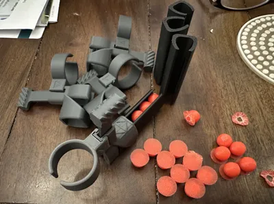 5-15 Shot Mini-Finger Blaster by TLPOD MakerWorld: Download Free 3D Models