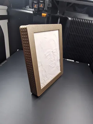 Lithophane Frame for Bambu LED - CMYK / B&W - Free 3D Print Model ...