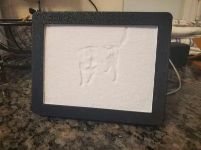 Lithophane Frame for Bambu LED - CMYK / B&W by hugo.workshop MakerWorld ...