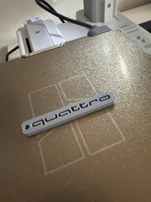 Audi Quattro Keychain by BSP - MakerWorld
