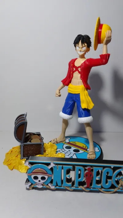 Thanks 4k! Fanart of Luffy and the treasure chest by MiX&BitS ...