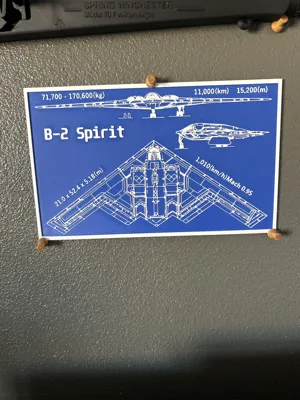 B-2 Spirit Blueprint - Technical Drawing Remixed by PaperPlaneLab ...