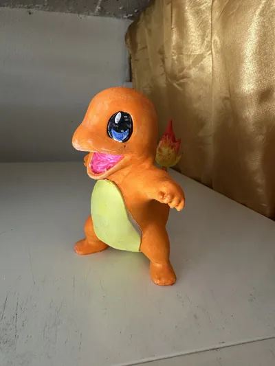 Pokémon #004 Charmander Pokédex Entry No AMS assembly required by ...