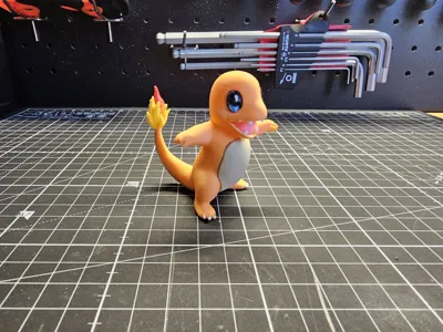 Pokémon #004 Charmander Pokédex Entry No AMS assembly required by ...