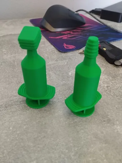 special grease gun for threaded spindles H2D, P1S, X1C by practical3D MakerWorld: Download Free ...