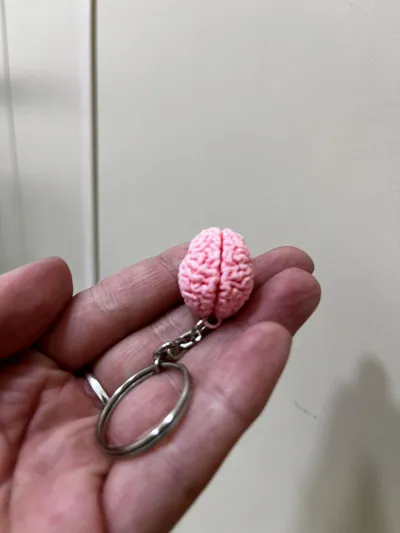 brain keychain by U-make.it MakerWorld: Download Free 3D Models