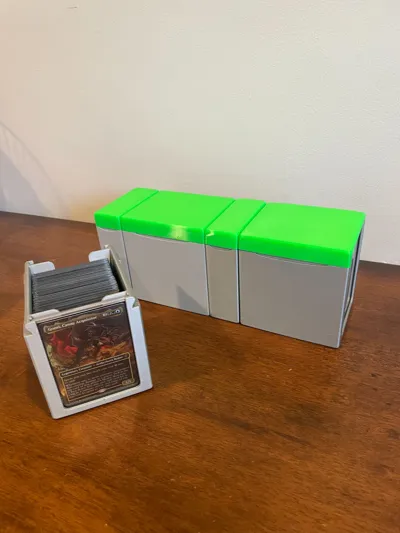 FMP - MTG Deck Box Snap Pro - Free 3D Print Model - MakerWorld