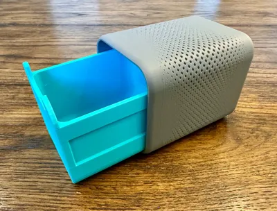 Small Storage Container with Draw by Pork3D.com - Free 3D Print Model ...