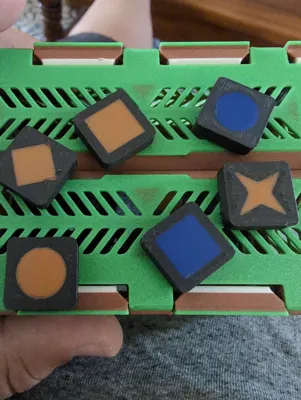 Qwirkle Tiles with Chamfered Bases by SprocketStudios MakerWorld ...
