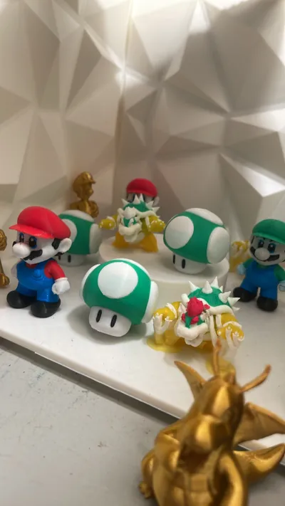 Mario Toad Mushroom Head Remixed by merophosis - MakerWorld