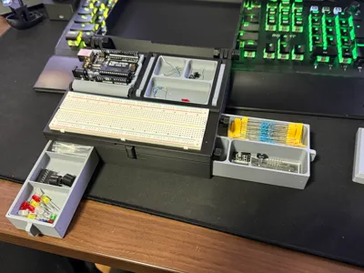 Storage Add-on for Modular Arduino Workstation by DJL 3Designs ...
