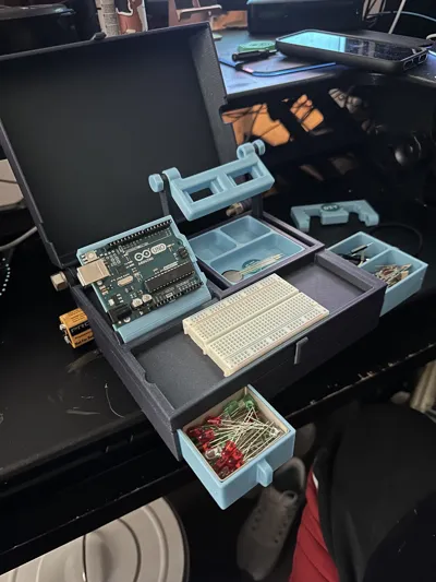 Storage Add-on for Modular Arduino Workstation by DJL 3Designs ...