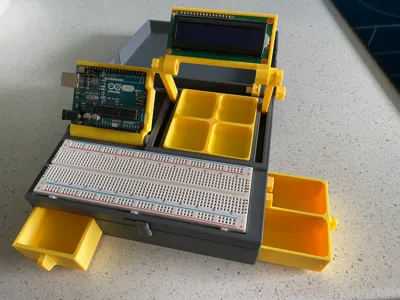 Storage Add-on for Modular Arduino Workstation by DJL 3Designs ...