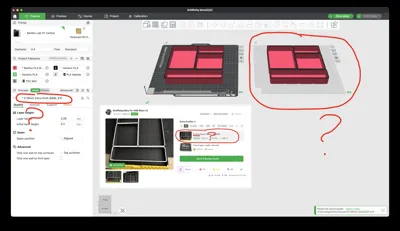 Gridfinity Bins for AMS Riser v2 Remixed by mrlee121 MakerWorld ...