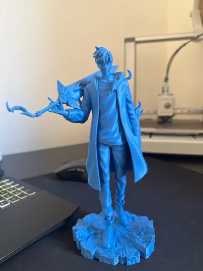 Sung Jinwoo Solo Leveling Remixed by 3DGAP MakerWorld: Download Free 3D Models